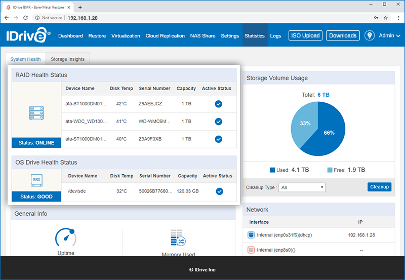IDrive® BMR best practices for backup and recovery