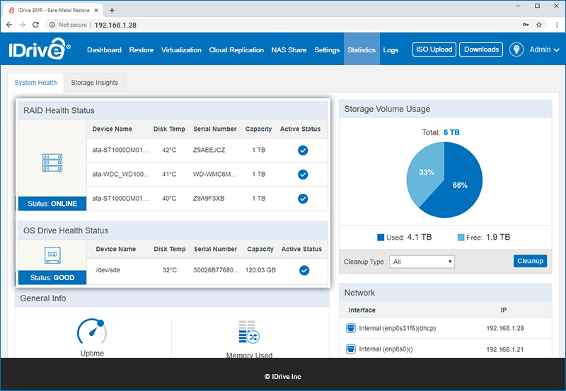 IDrive® BMR best practices for backup and recovery