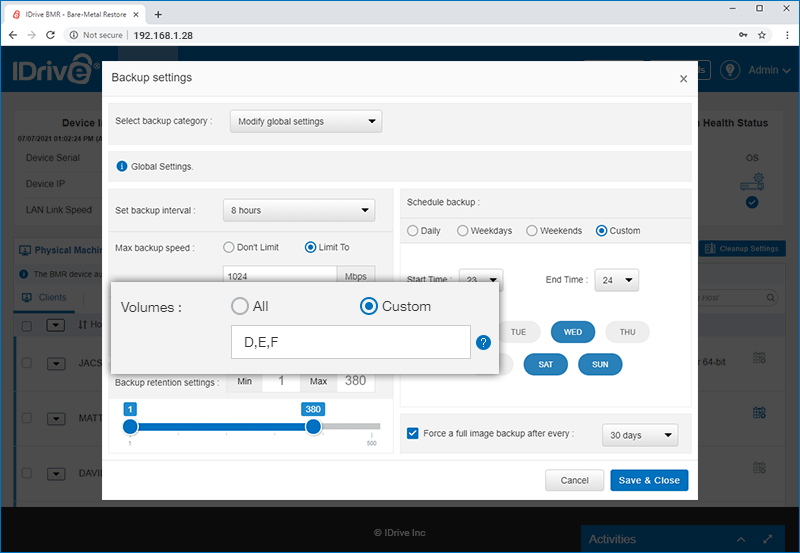FAQs on Bare-Metal Disaster Recovery via IDrive® BMR