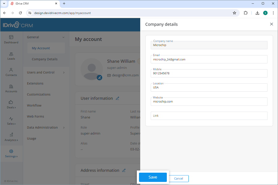 Frequently Asked Questions on IDrive® CRM Software | CRM Settings