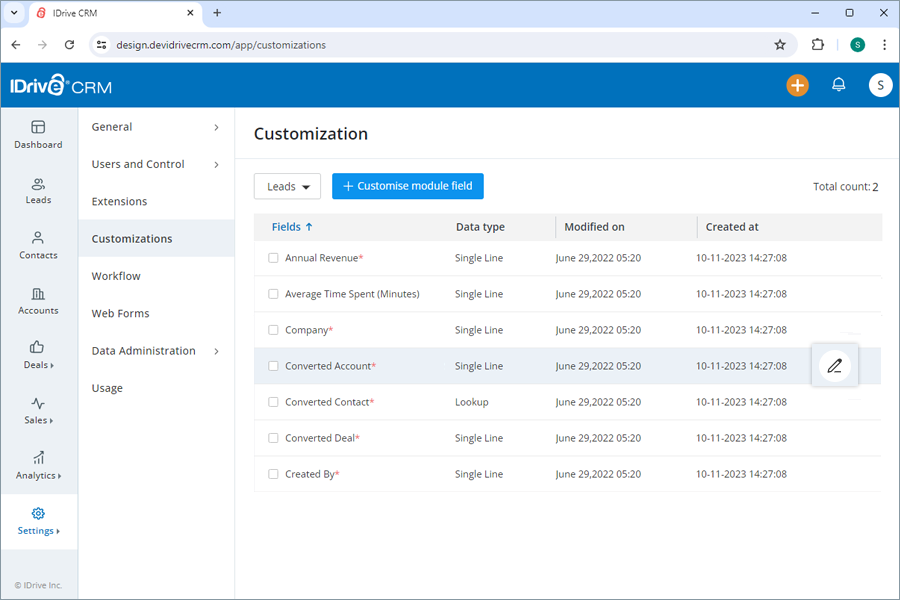 Frequently Asked Questions on IDrive® CRM Software | CRM Settings