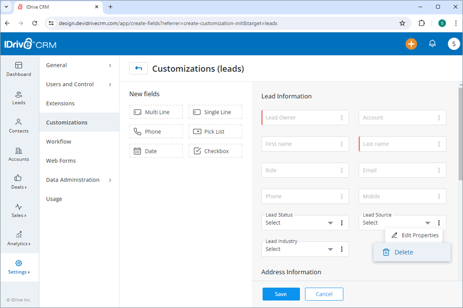 Frequently Asked Questions on IDrive® CRM Software | CRM Settings