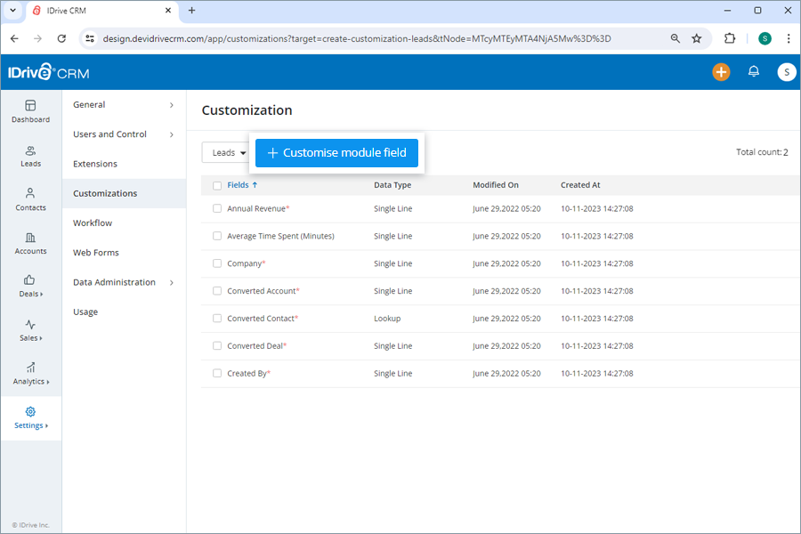 Frequently Asked Questions on IDrive® CRM Software | CRM Settings