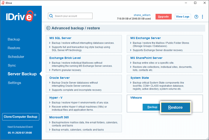 FAQs on VMWare – IDrive®