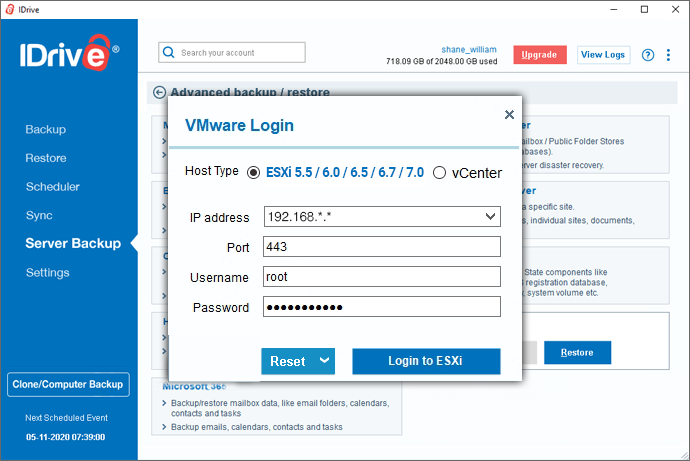 FAQs on VMWare – IDrive®
