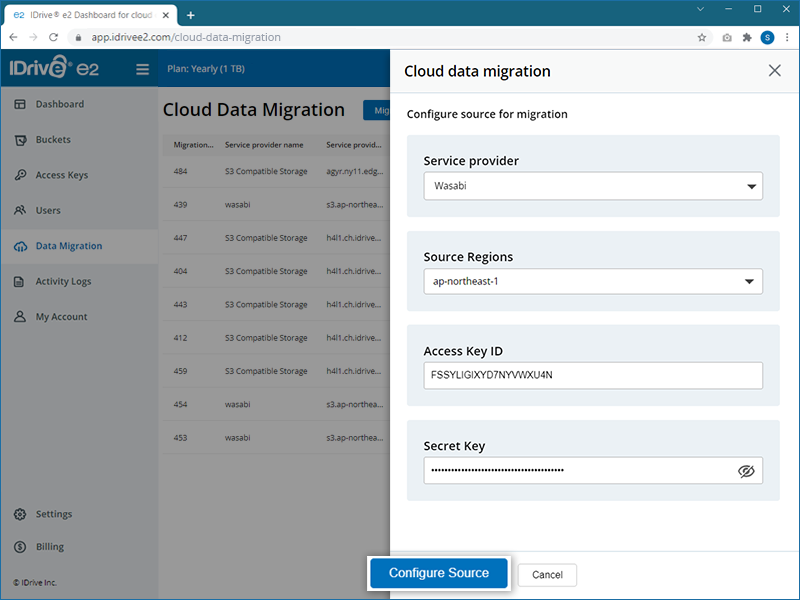 FAQs about IDrive® e2 dashboard and buckets